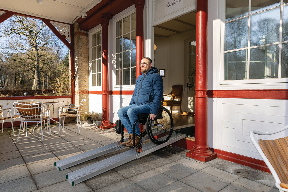Stepless Portable Telescopic Ramps
