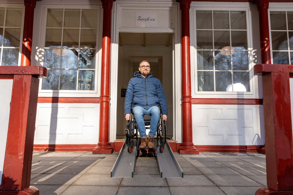 Stepless Portable Telescopic Ramps