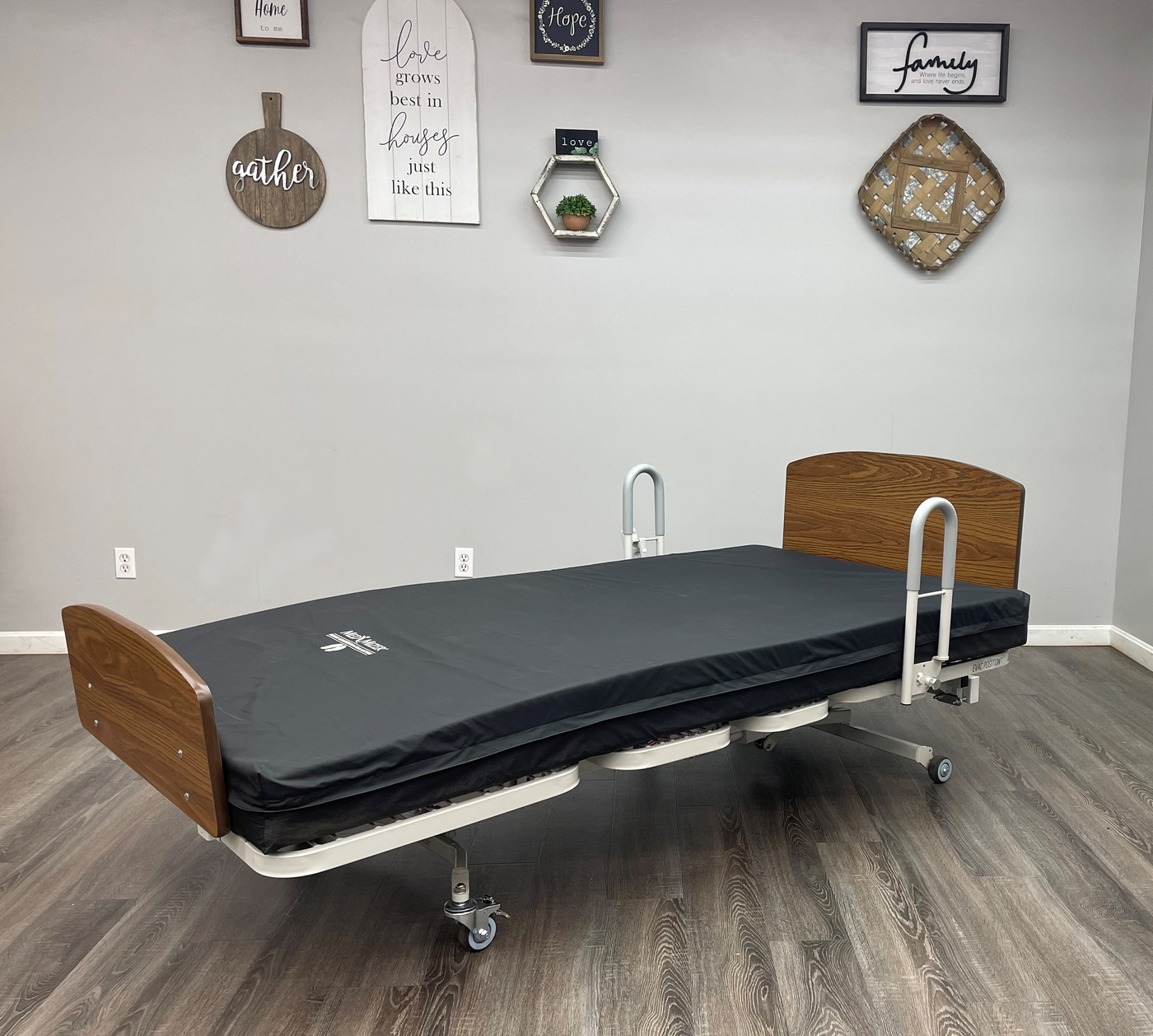 Med-Mizer RetractaBed Hi-Low Hospital Bed